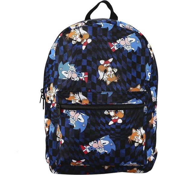 Bioworld | Accessories | Sonic The Hedgehog Character Print Backpack ...